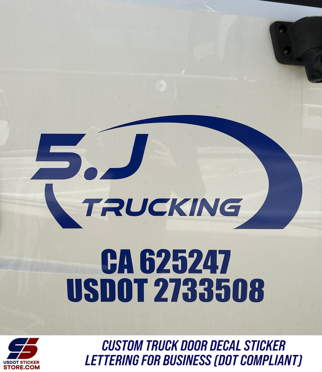 View Our Truck Door Decal Work – USDOT Sticker Store