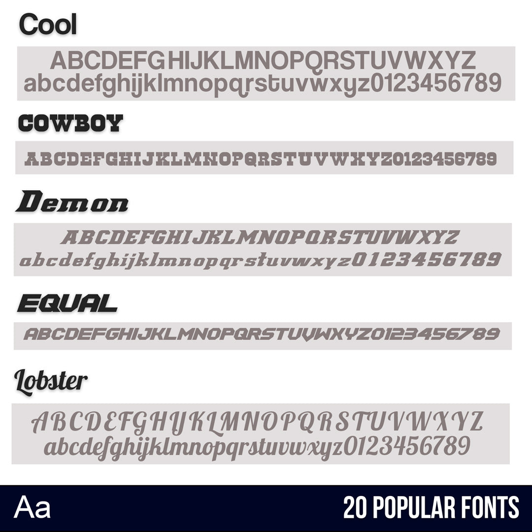 GVW Number Truck Decal, (Set of 2) – USDOT Sticker Store