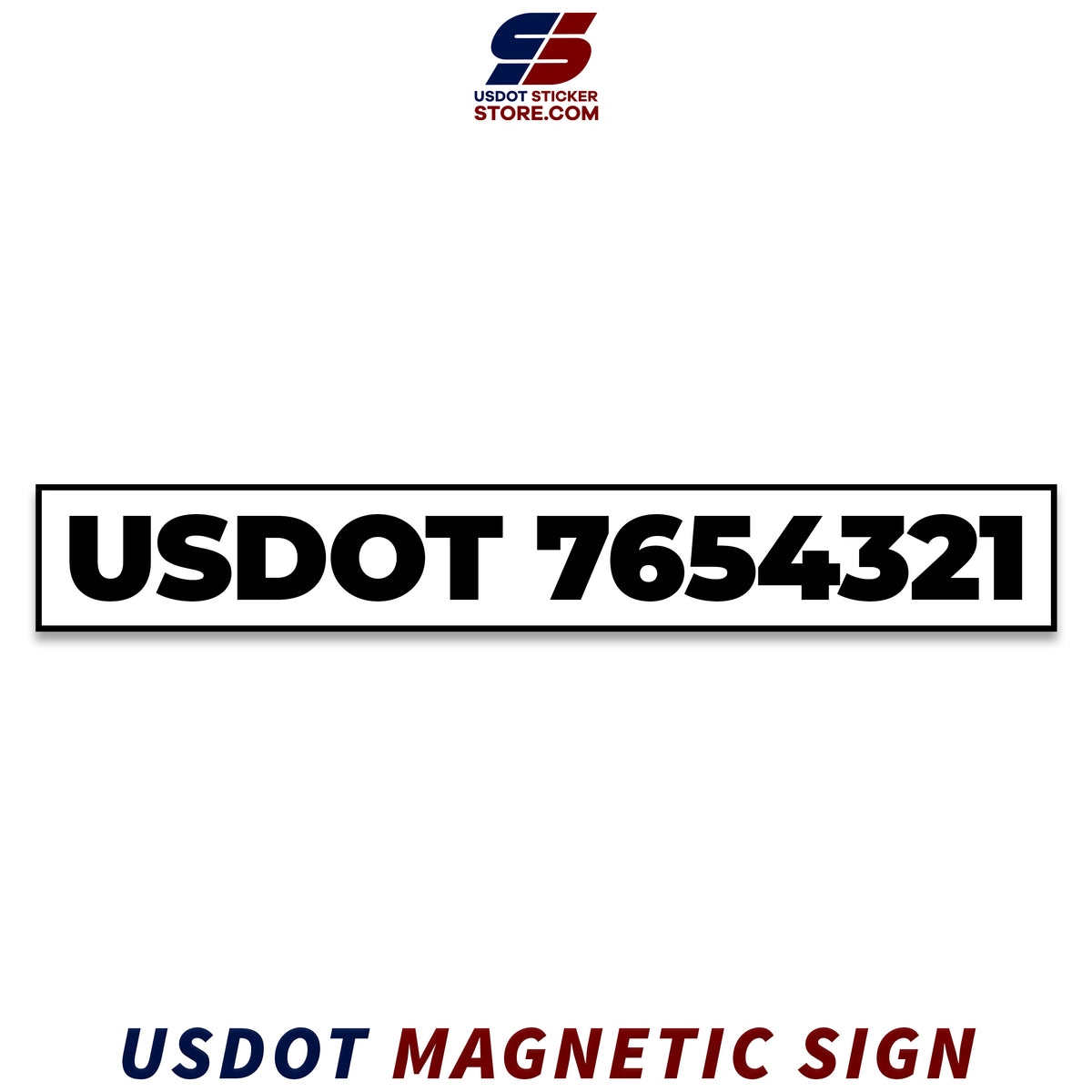 USDOT Magnetic Truck Sign (Set of 2) – USDOT Sticker Store